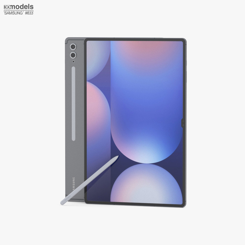 Samsung Galaxy Tab S10 Ultra Moonstone Gray 3D model - Download Tablet ...