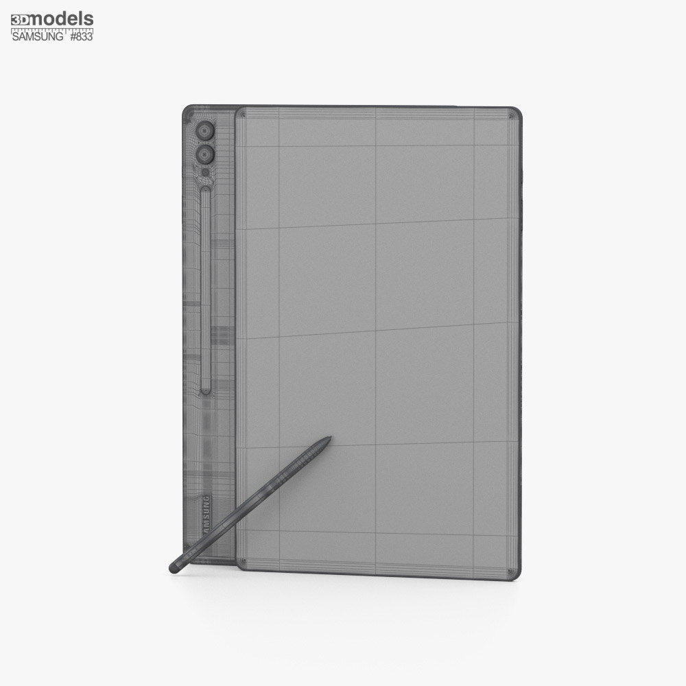 Samsung Galaxy Tab S10 Ultra Moonstone Gray 3D model - Download Tablet ...