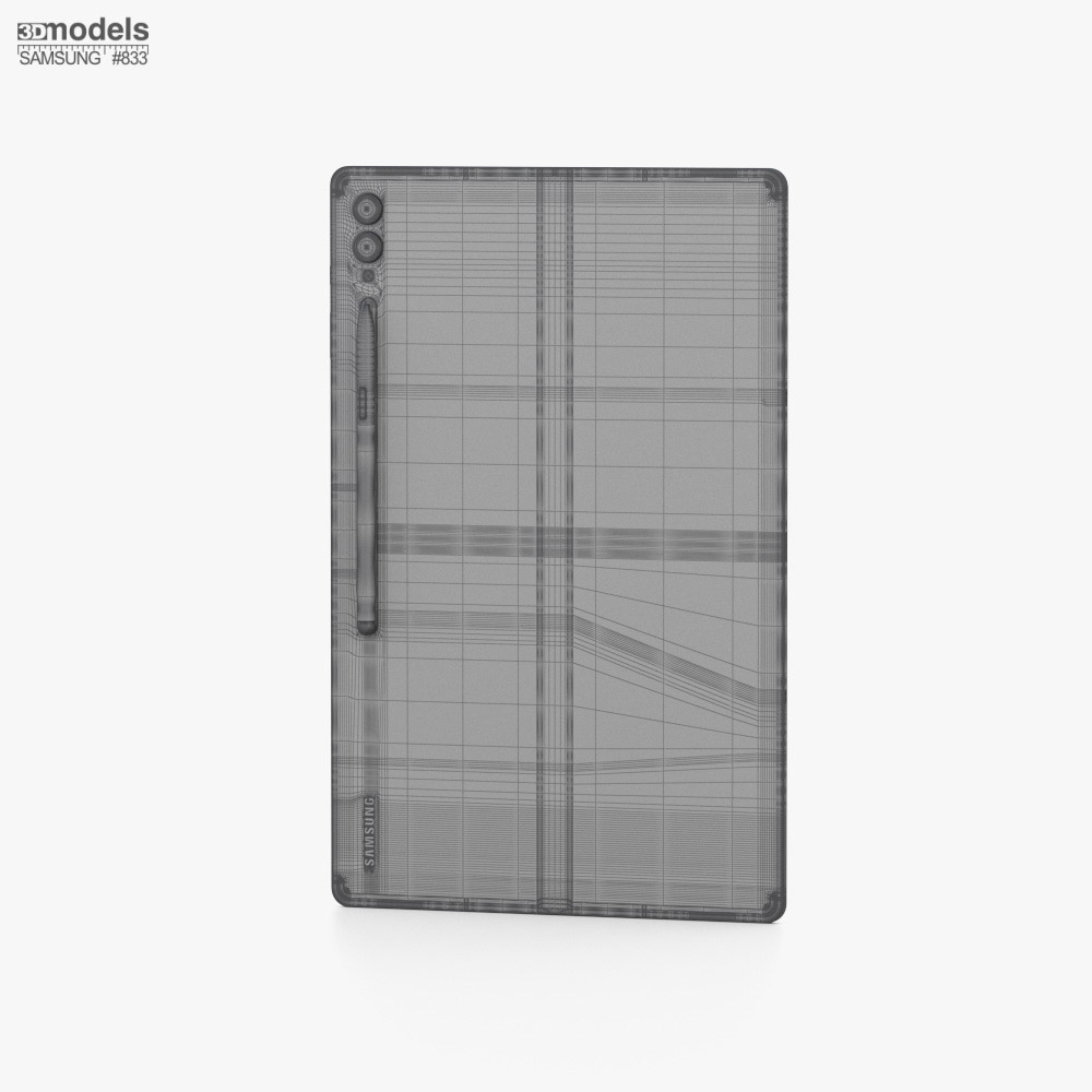 Samsung Galaxy Tab S10 Ultra Moonstone Gray 3D model - Download Tablet ...