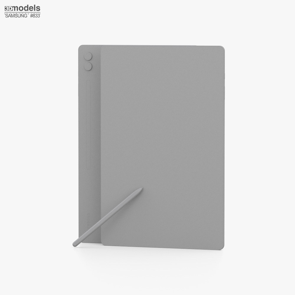 Samsung Galaxy Tab S10 Ultra Moonstone Gray 3D model - Download Tablet ...