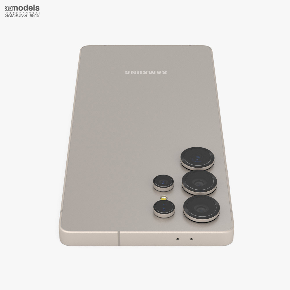 Samsung Galaxy S25 Ultra Titanium Gray 3D model - Download Phones on ...