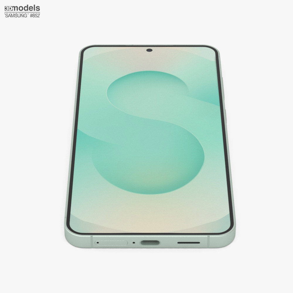 Samsung Galaxy S25+ Mint 3D model - Download Phones on 3DModels.org