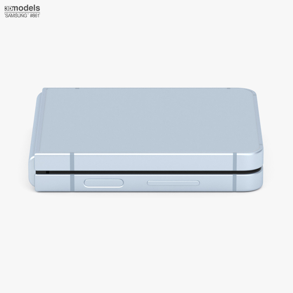 Pre-release Samsung Galaxy Z Flip 7 Blue FE 3D model - Download Phones ...
