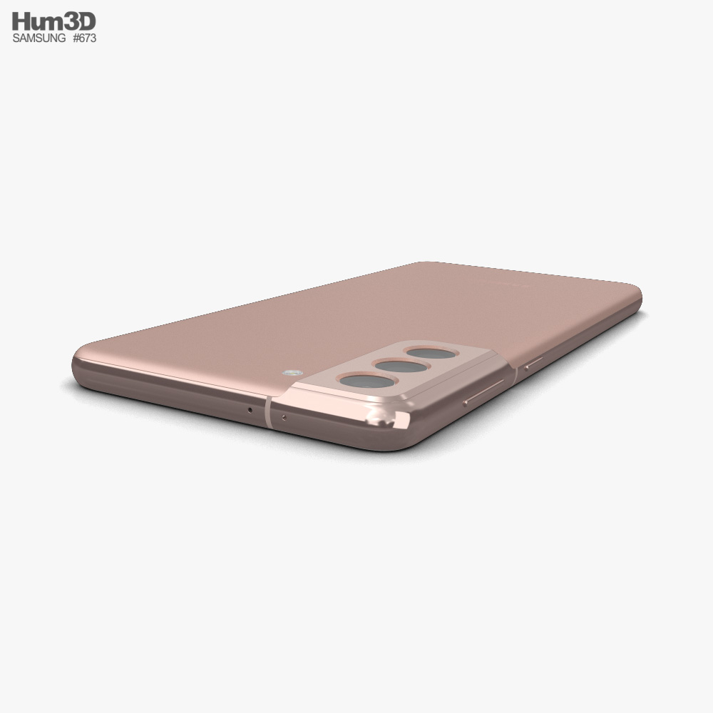 Samsung Galaxy S21 plus 5G Phantom Gold 3D model - Download Phones on ...