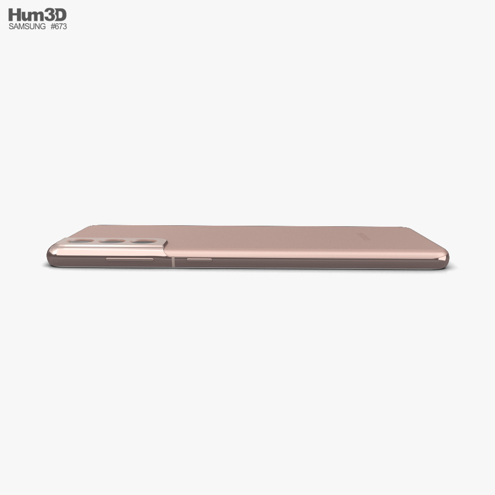 Samsung Galaxy S21 plus 5G Phantom Gold 3D model - Download Phones on ...