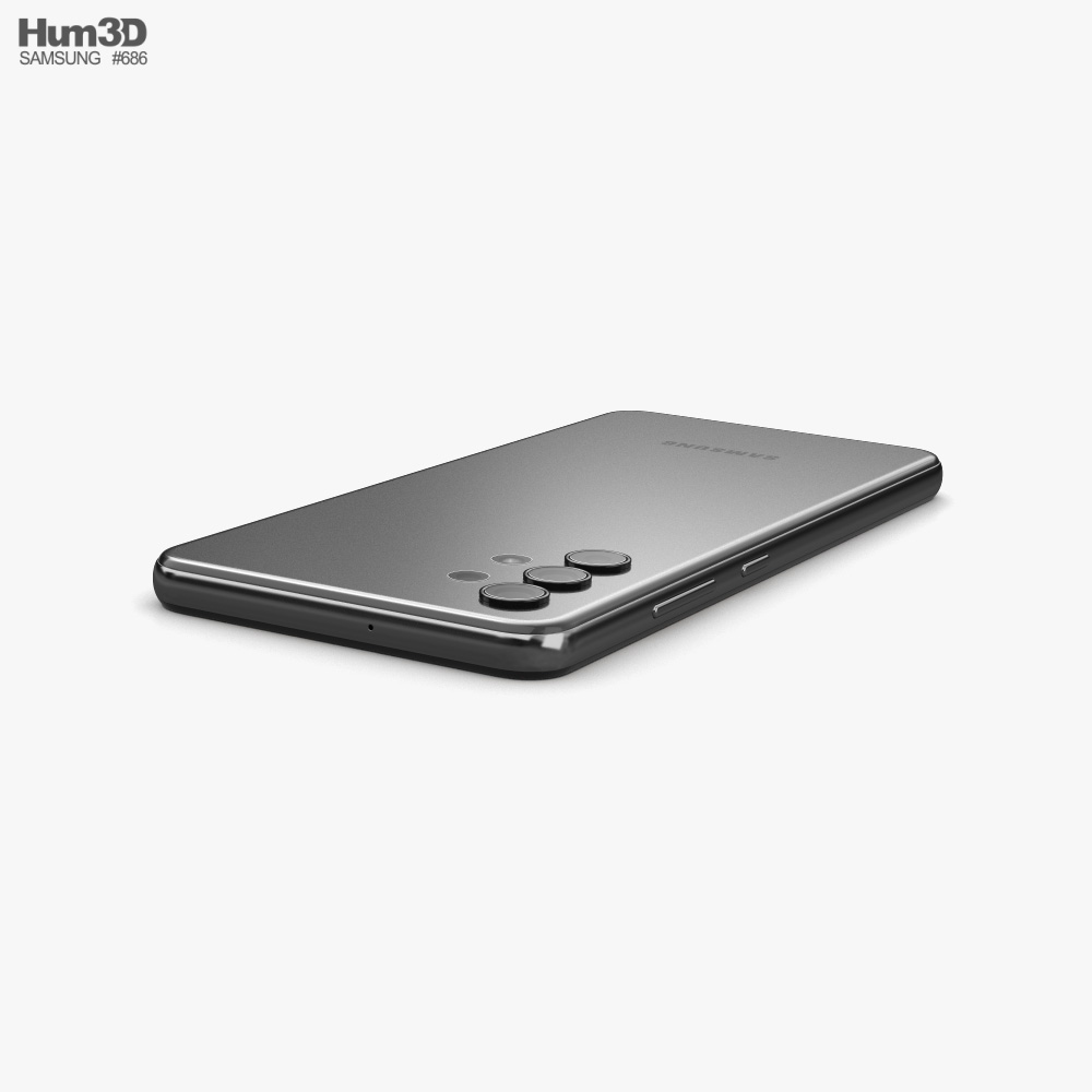 Samsung Galaxy A32 Awesome Black 3D model - Download Phones on 3DModels.org