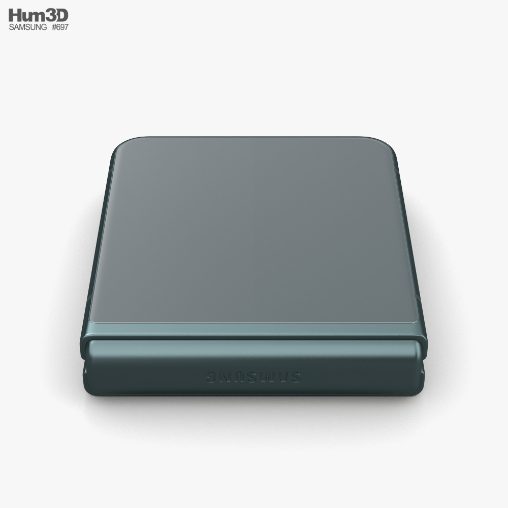 Samsung Galaxy Z Flip3 Green 3D model - Download Phones on 3DModels.org