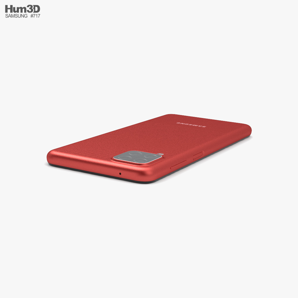 Samsung Galaxy A12 Red 3D model - Download Phones on 3DModels.org