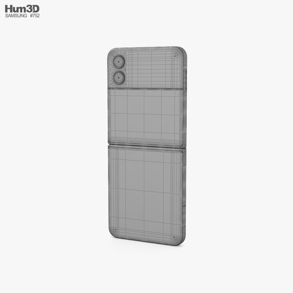 Samsung Galaxy Z Flip 4 Graphite 3D model - Download Phones on 3DModels.org