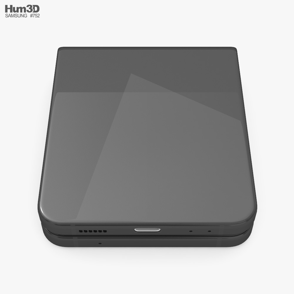 Samsung Galaxy Z Flip 4 Graphite 3D model - Download Phones on 3DModels.org