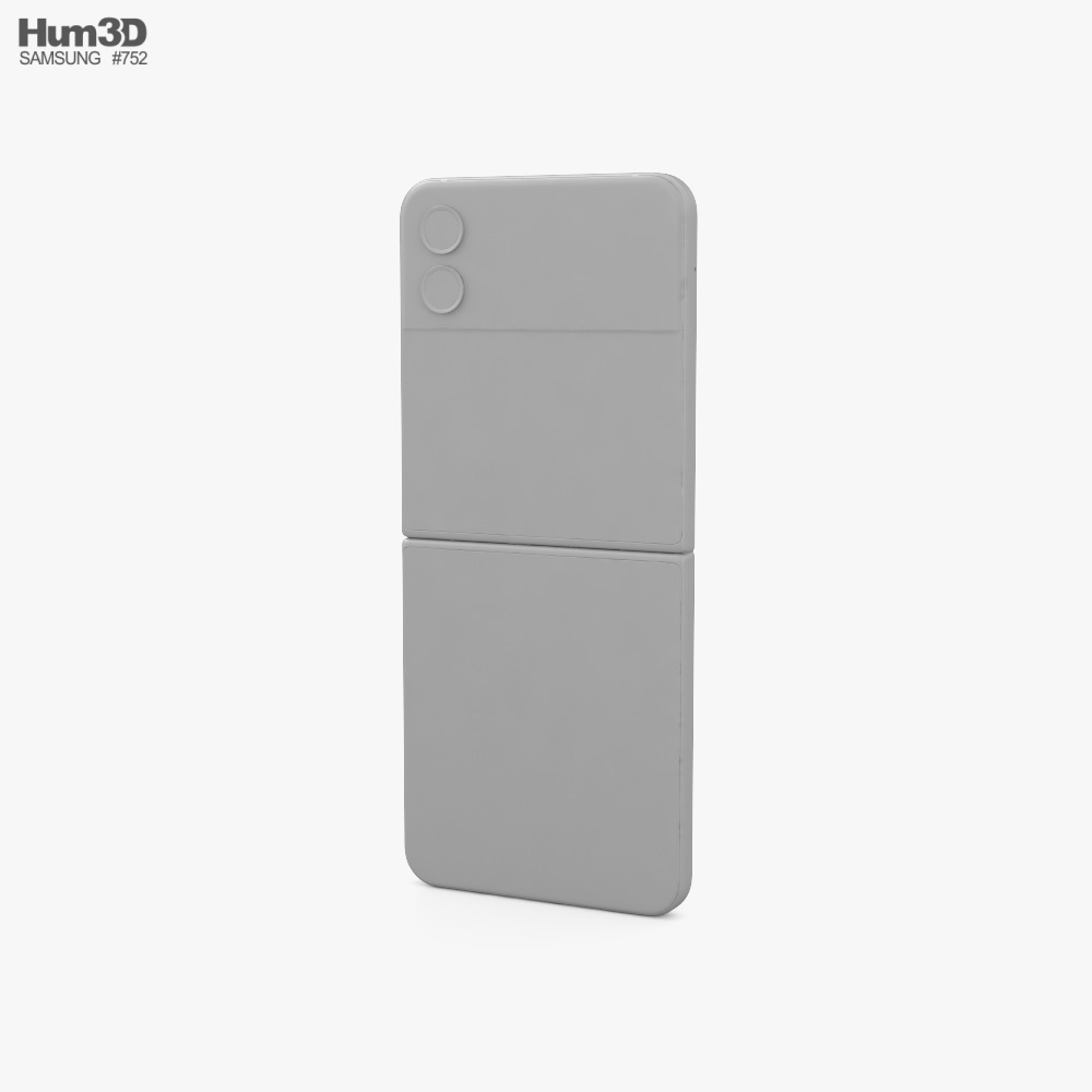 Samsung Galaxy Z Flip 4 Graphite 3D model - Download Phones on 3DModels.org