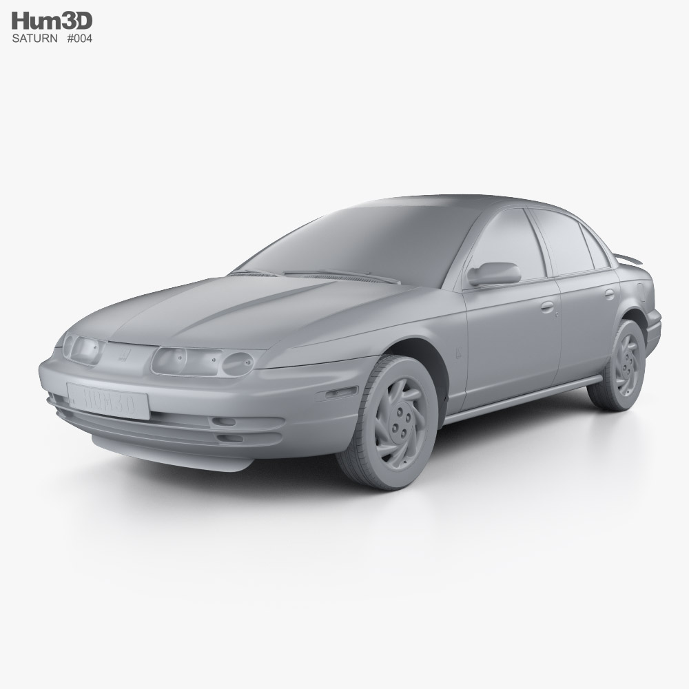 Saturn S-series SL 1999 3D model - Download Sedan on 3DModels.org