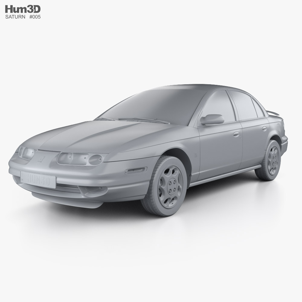 Saturn S-series SL 2002 3D model - Download Sedan on 3DModels.org