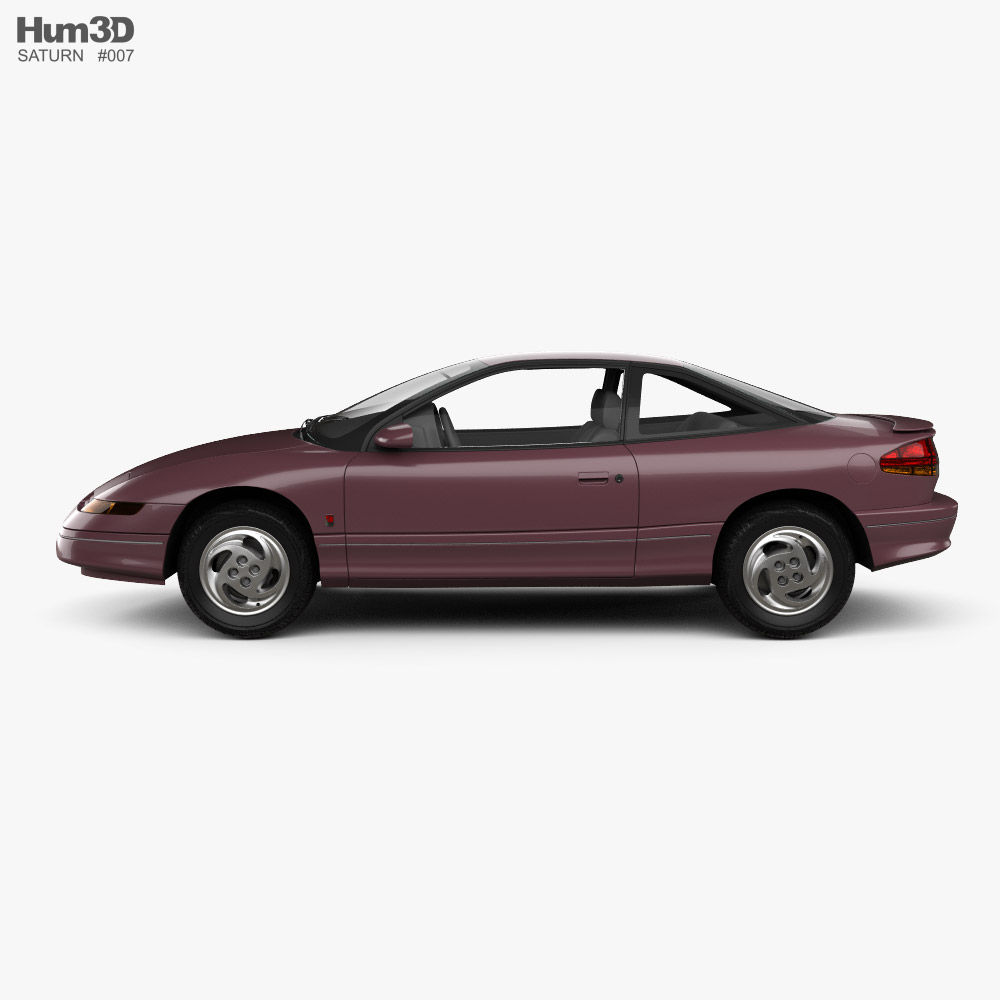 Saturn S-series SC2 1996 3D model - Download Hatchback on 3DModels.org