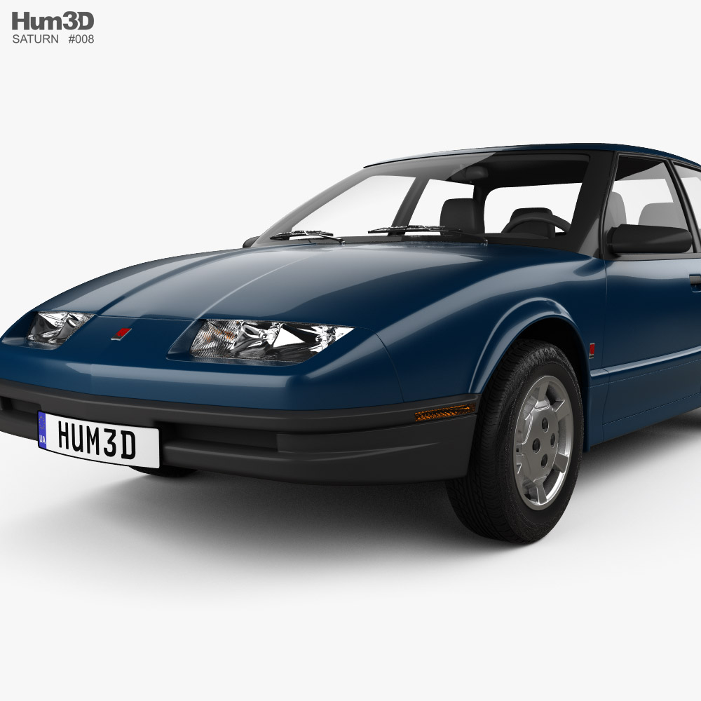 Saturn S-series SL 1995 3D model - Download Sedan on 3DModels.org