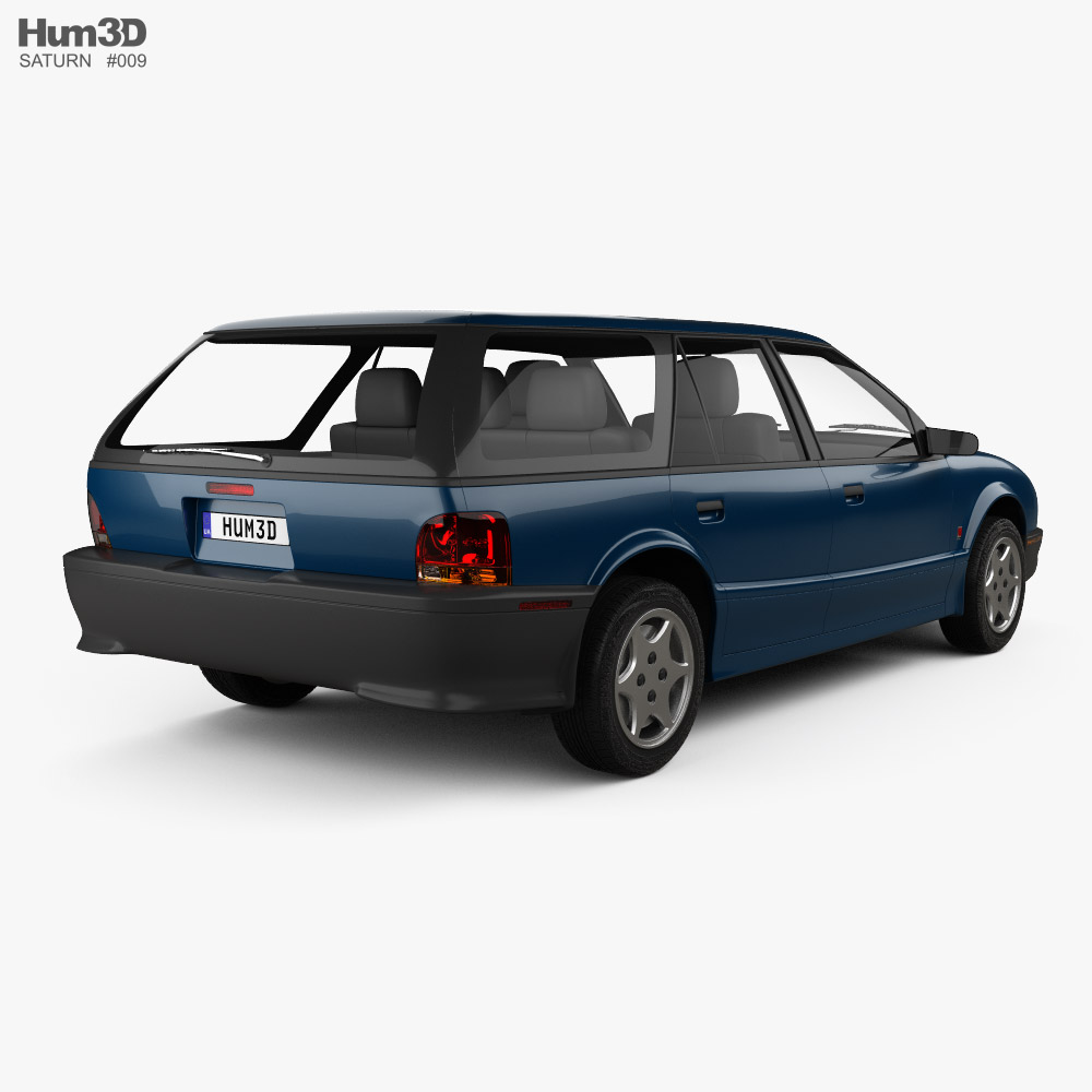 Saturn S-series SW2 1999 3D model - Download Wagon car on 3DModels.org