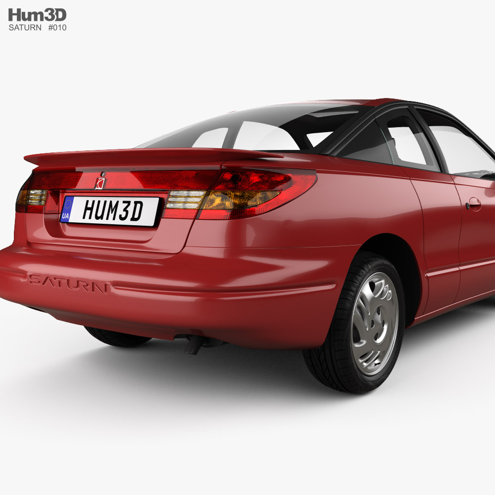Saturn S-series SC 2000 3D model - Download Hatchback on 3DModels.org