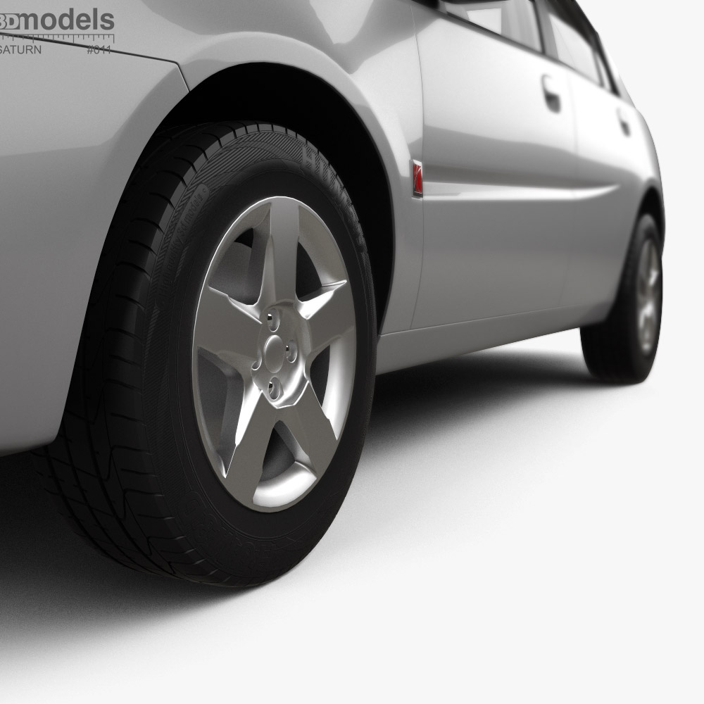 Saturn Ion with HQ interior 2007 3D model - Download Sedan on 3DModels.org
