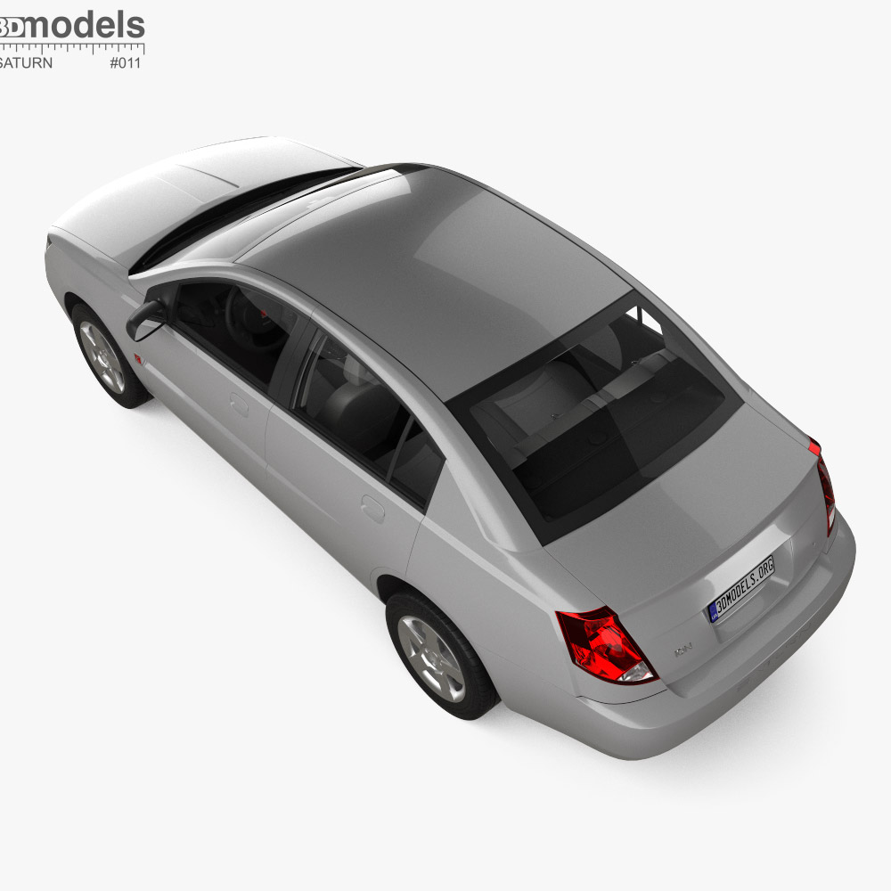 Saturn Ion with HQ interior 2007 3D model - Download Sedan on 3DModels.org