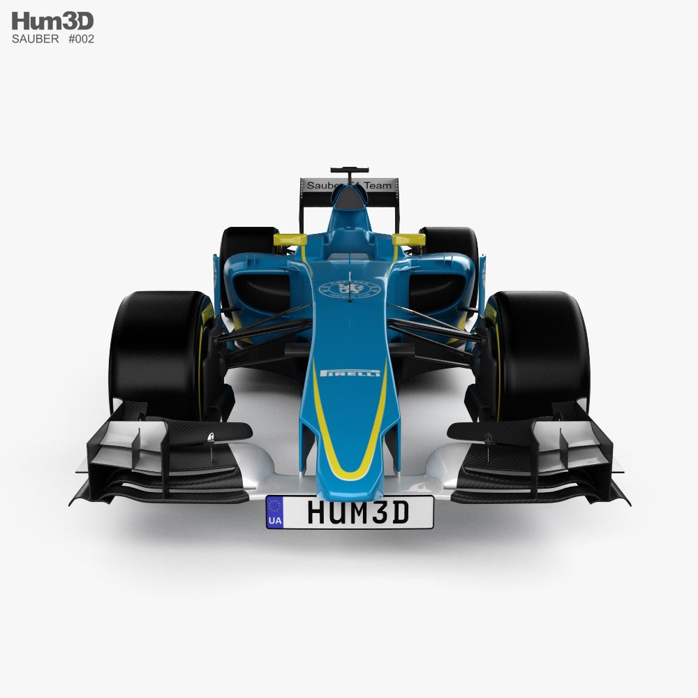 Sauber C34 2015 3D model - Download Sports car on 3DModels.org