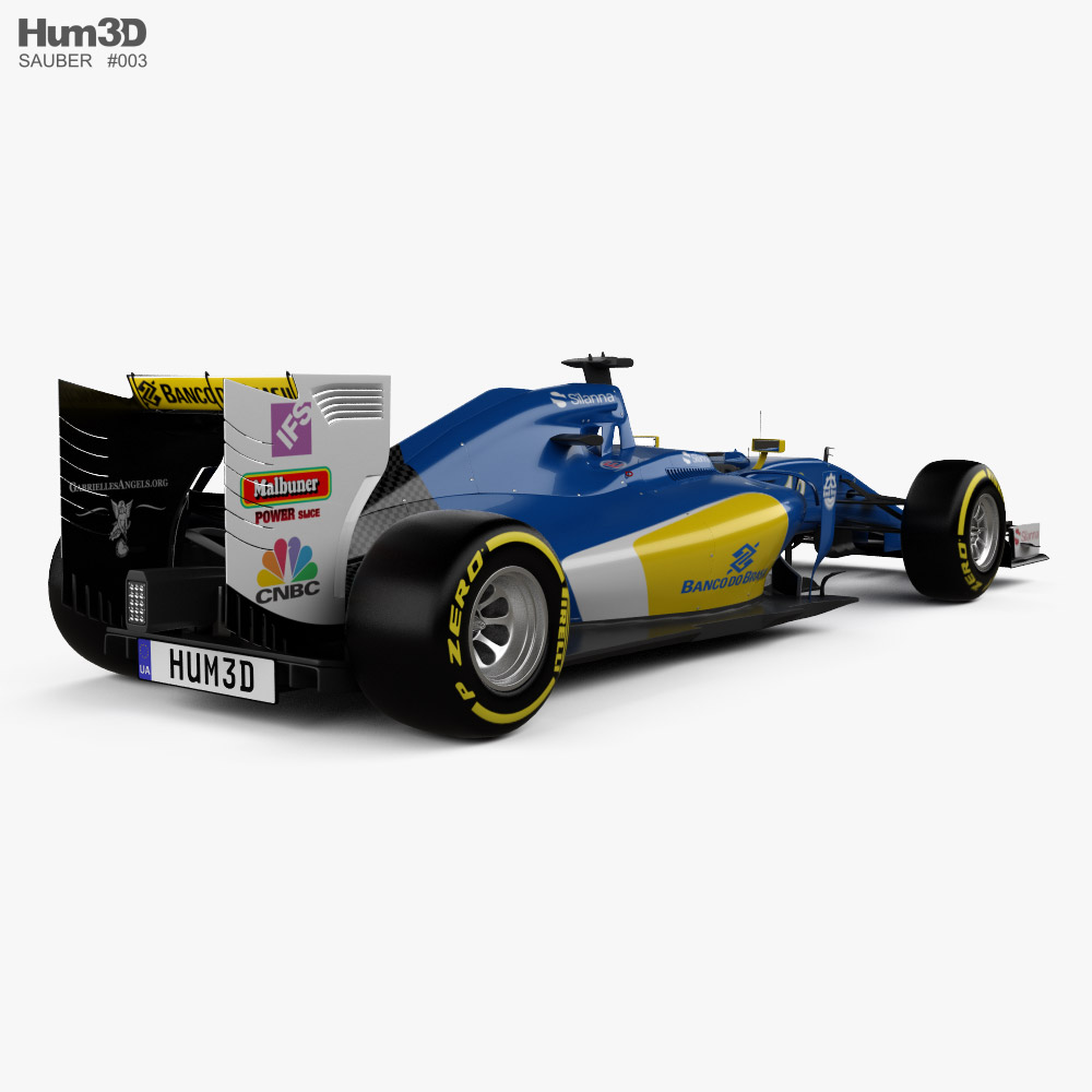 Sauber C35 F1 2016 Modelo 3D - Descargar Sports car on 3DModels.org
