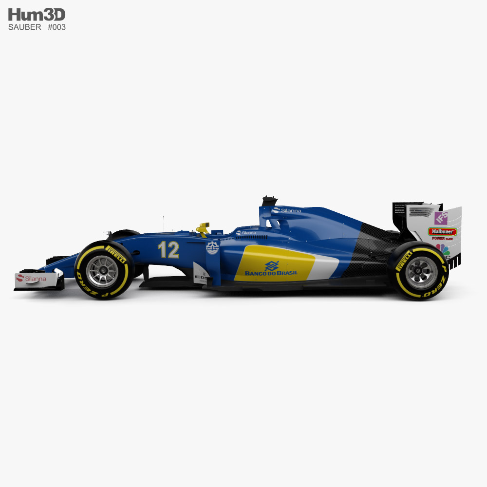 Sauber C35 F1 2016 Modelo 3D - Descargar Sports car on 3DModels.org
