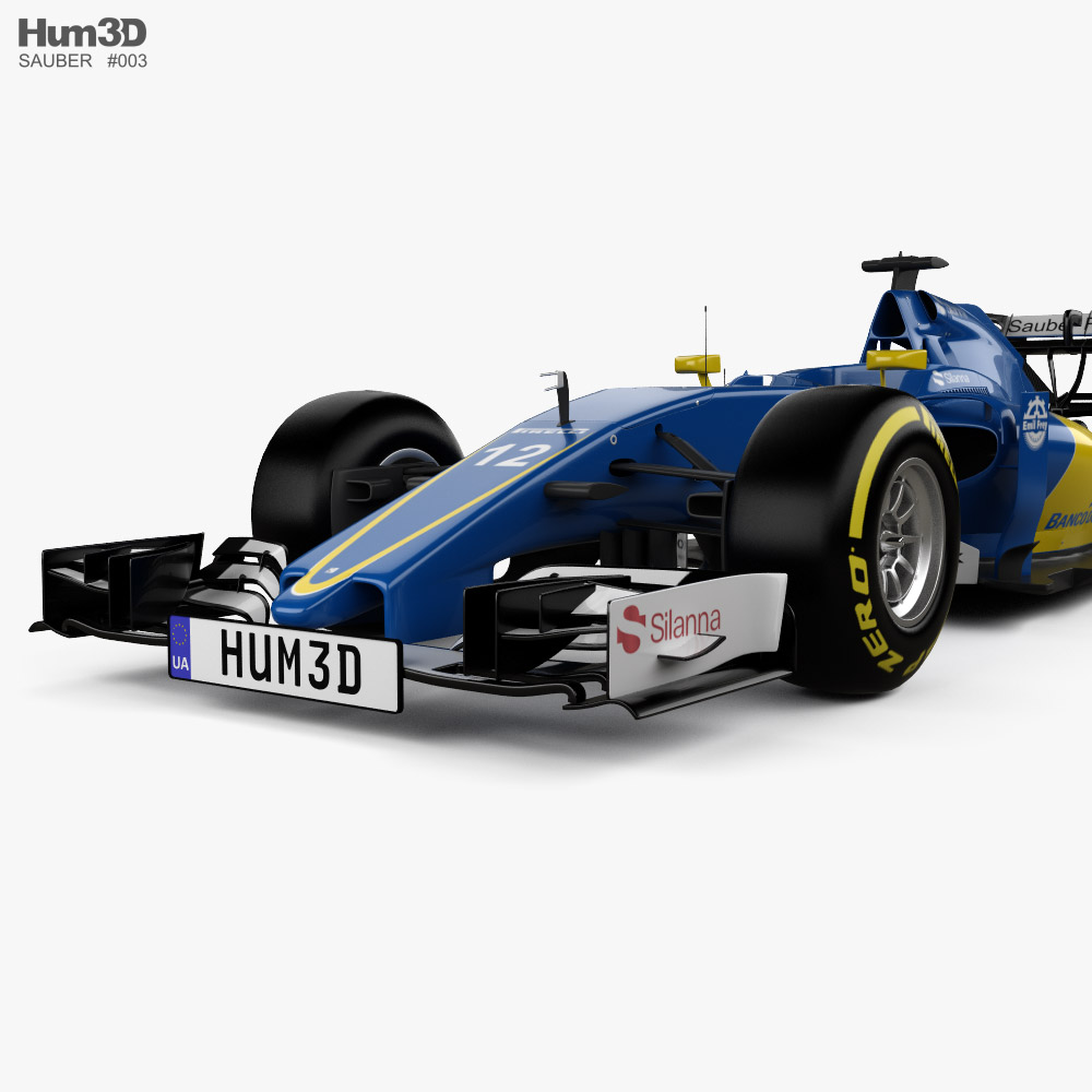 Sauber C35 F1 2016 Modelo 3D - Descargar Sports car on 3DModels.org