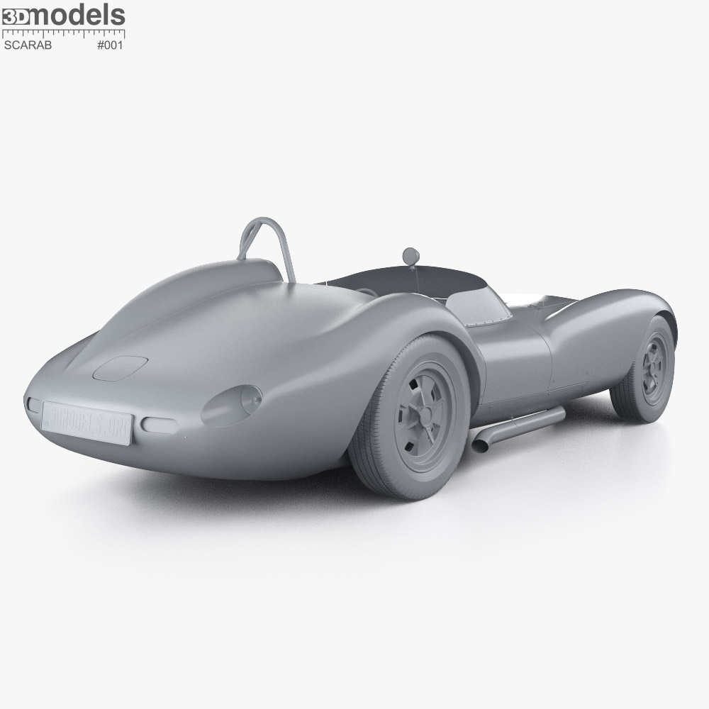 Scarab Mark I Sports Racer 1961 3D model - Download Sports car on ...