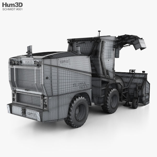 Schmidt Supra 5002 Snow Cutter Blower 2018 3D model - Download Tractor ...