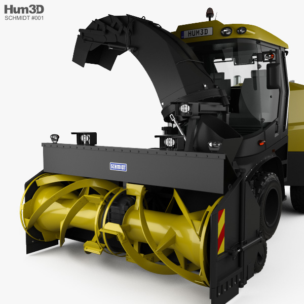 Schmidt Supra 5002 Snow Cutter Blower 2018 3D model - Download Tractor ...