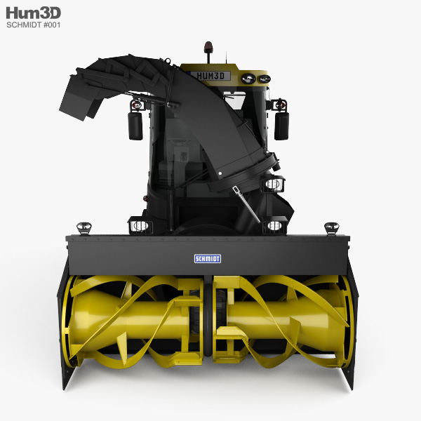 Schmidt Supra 5002 Snow Cutter Blower 2018 3D model - Download Tractor ...