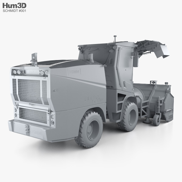 Schmidt Supra 5002 Snow Cutter Blower 2018 3D model - Download Tractor ...