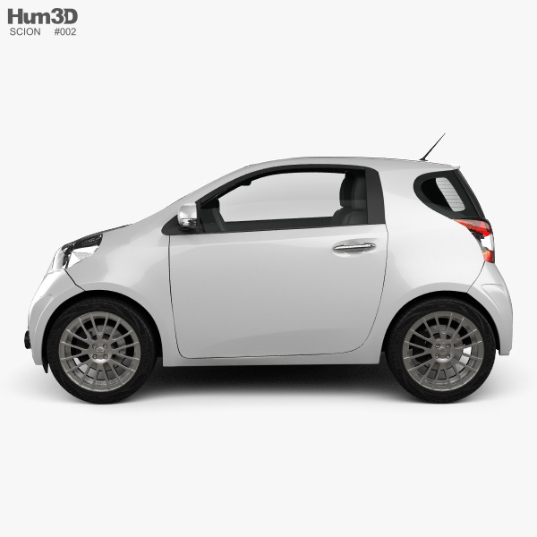 Scion iQ 2015 3D model - Download Hatchback on 3DModels.org