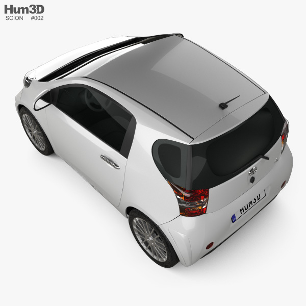 Scion iQ 2015 3D model - Download Hatchback on 3DModels.org