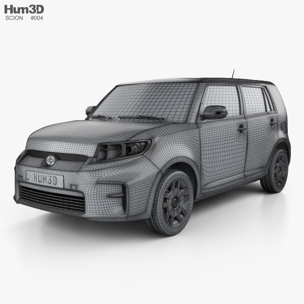 Scion xB 2015 3D model - Download Wagon car on 3DModels.org