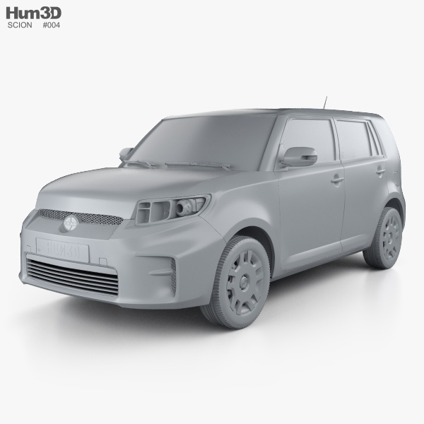 Scion xB 2015 3D model - Download Wagon car on 3DModels.org
