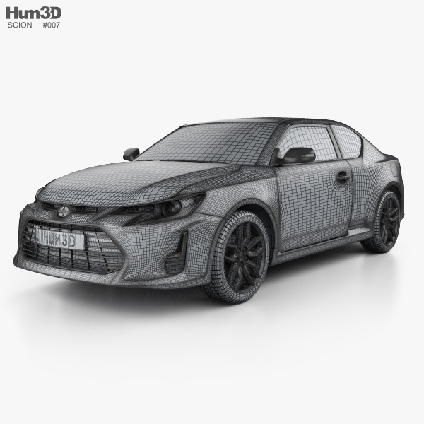 Scion tC 2017 3D model - Download Hatchback on 3DModels.org