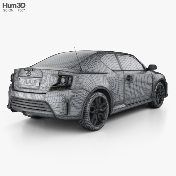 Scion tC 2017 3D model - Download Hatchback on 3DModels.org