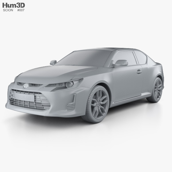 Scion tC 2017 3D model - Download Hatchback on 3DModels.org