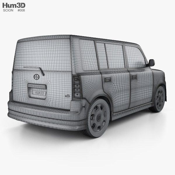 Scion xB 2006 3D model - Download Wagon car on 3DModels.org