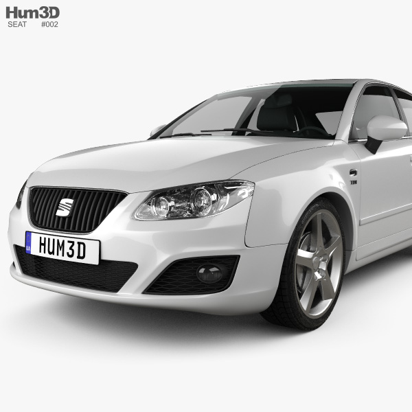 Seat Exeo sedan 2014 3D model - Download Sedan on 3DModels.org