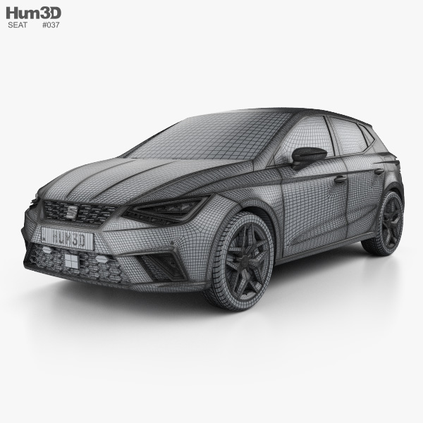 Seat Ibiza Xcellence 2019 3D model - Download Hatchback on 3DModels.org