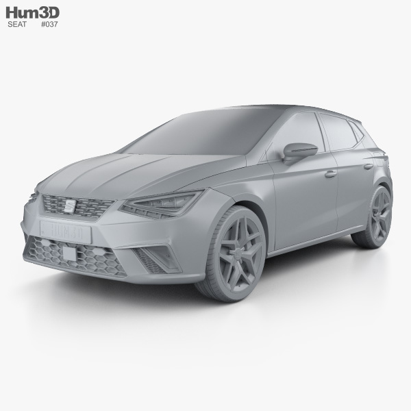 Seat Ibiza Xcellence 2019 3D model - Download Hatchback on 3DModels.org
