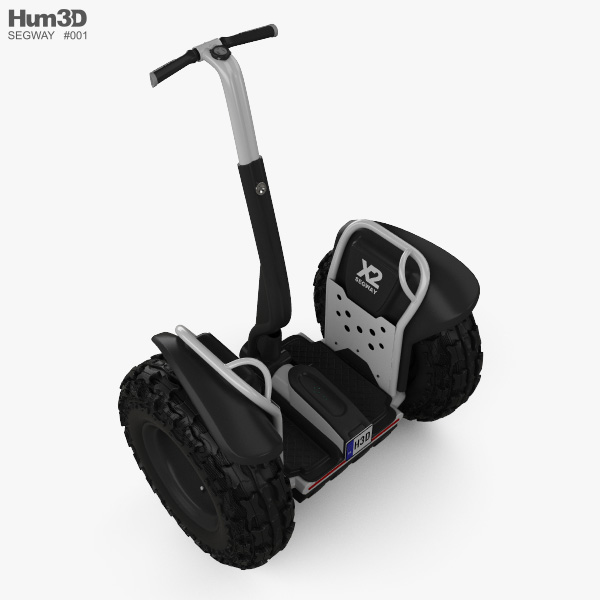 Segway 2X Adventure 2012 3D model - Download Motorcycle on 3DModels.org