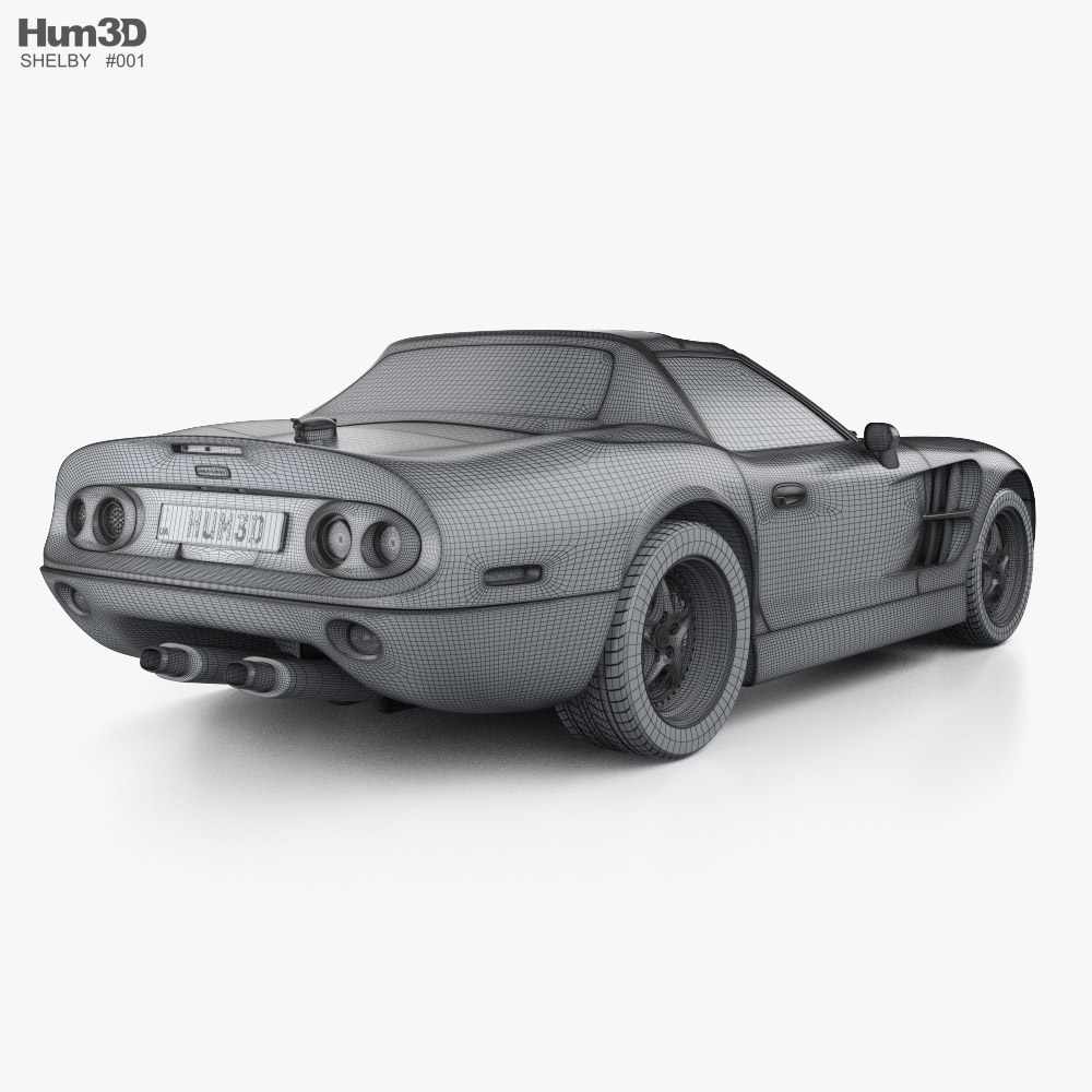 Shelby Series 1 2002 3D model - Download Sports car on 3DModels.org