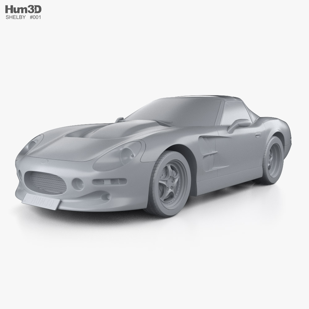 Shelby Series 1 2002 3D model - Download Sports car on 3DModels.org