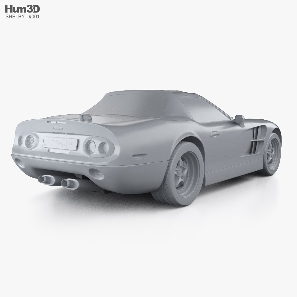 Shelby Series 1 2002 3D model - Download Sports car on 3DModels.org