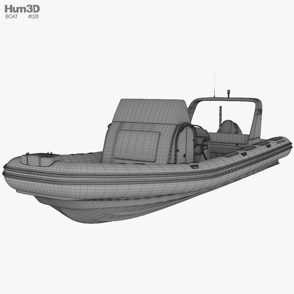 Brig Eagle 780 2013 Inflatable Boat 3D model - Download Motorboat on ...