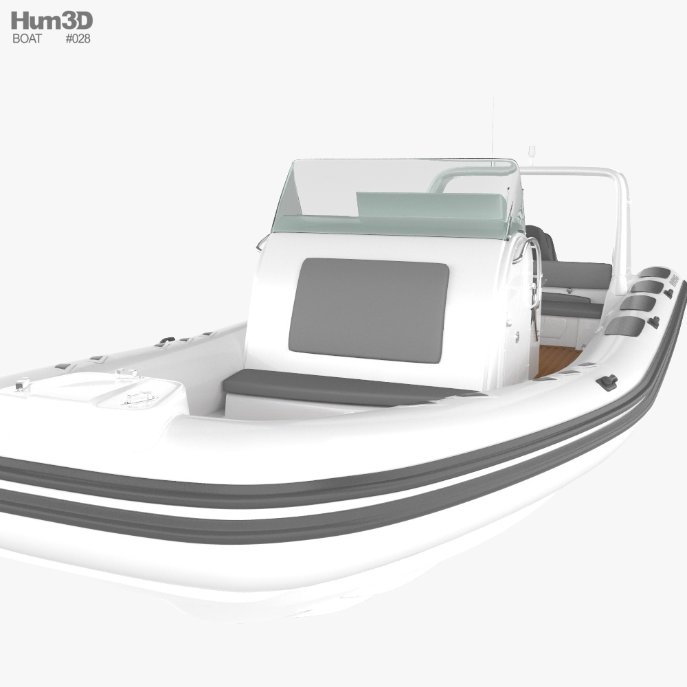 Brig Eagle 780 2013 Inflatable Boat 3D model - Download Motorboat on ...