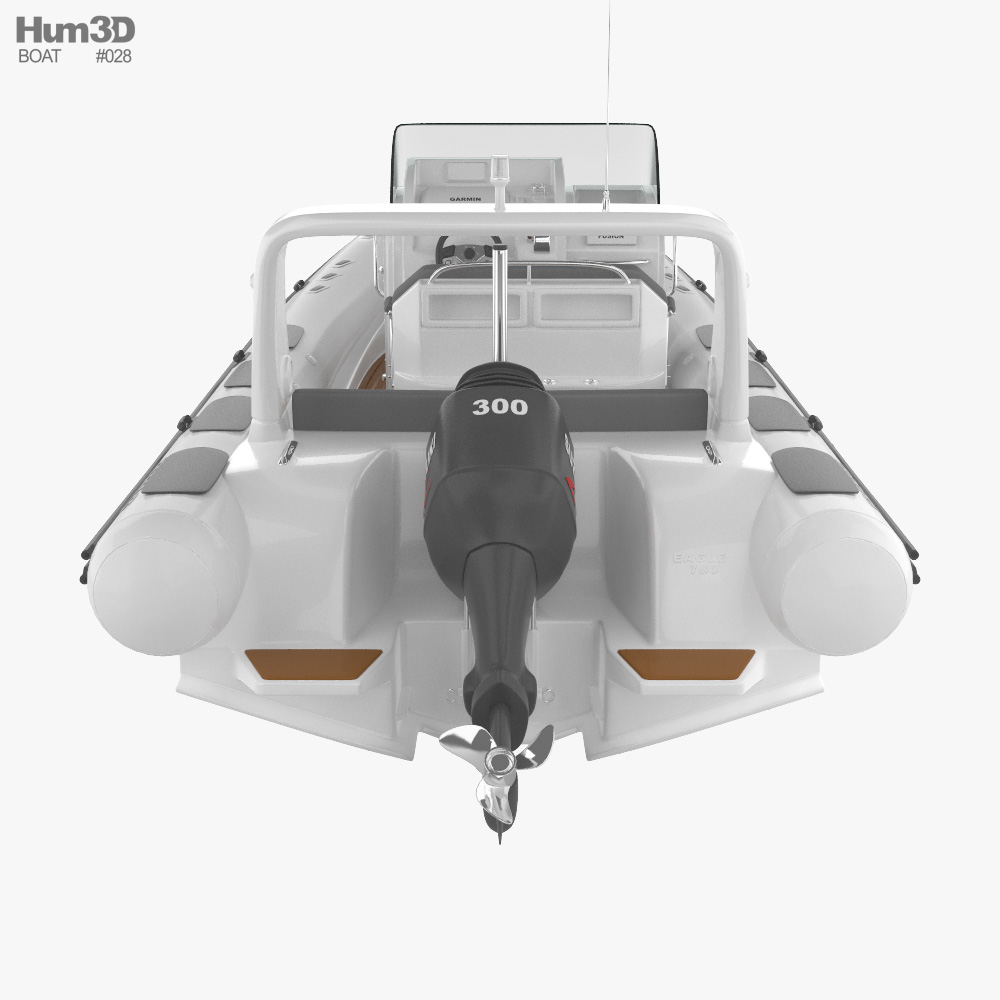 Brig Eagle 780 2013 Inflatable Boat 3D model - Download Motorboat on ...